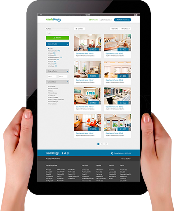 Desarrollo de la plataforma Virtual Alquile Directo