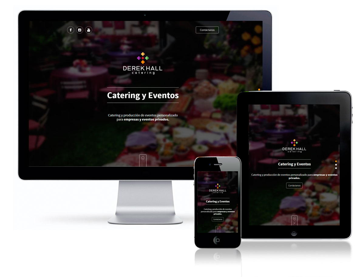 Páginas web para Catering y Eventos